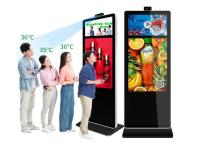 China Temperature Screening Digital Signage Kiosk Advertising Player Display for sale
