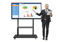 China New Design 82 Inch Smart Touch Screen Whiteboard Interactive Whiteboard 4K Display for sale