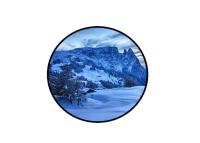 China 23.6 Inch 600x600 Round LCD Display Magic Mirror For Dressing Table for sale