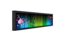 China 28in Wall Mounted Stretched Bar Panel With Digital Signage Media Player Inside for sale