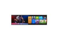 China 28in Wall Mounted Stretched Bar Panel With Digital Signage Media Player Inside for sale