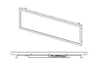 China 28.6 Inch Ultra Wide Stretched Bar LCD Advertising Player For Retail Shop Shelf for sale
