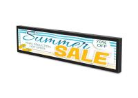 China 28.6 Inch Ultra Wide Stretched Bar LCD Advertising Player For Retail Shop Shelf for sale