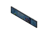 China 48.8 Inch Supermarket Shelf Display Stretched Bar Lcd Screen For Advertisement for sale