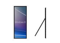 China Floor Standing 75in Stretched Bar LCD Display Lcd Advertising Screen for sale