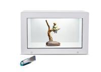 China 27in Transparent Lcd Showcase Digital Signage Advertising Display for sale