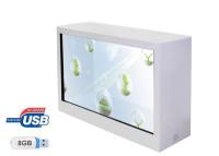 China 43 Inch TFT IPS Transparent Lcd Panel Advertising Monitor Showcase for sale