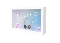China 43 Inch TFT IPS Transparent Lcd Panel Advertising Monitor Showcase for sale