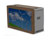 China 43 Inch TFT IPS Transparent Lcd Panel Advertising Monitor Showcase for sale