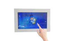 China AC100V Transparent LCD Advertising Screen 15.6 Inch IPS EDP 20W for sale