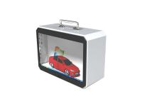 China AC100V Transparent LCD Advertising Screen 15.6 Inch IPS EDP 20W for sale