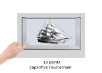 China 19 Inch Transparent Advertising Monitor 20W LVDS For Watch for sale