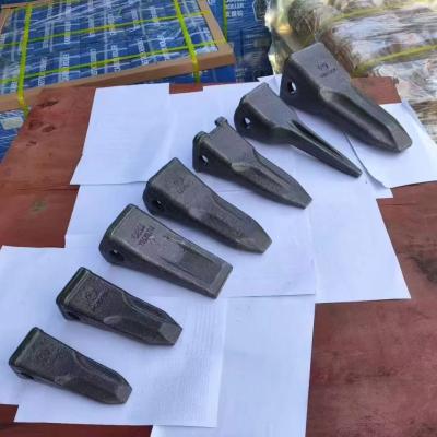 China PC400 Excavator parts Ground Engaging Tools Flat Sharp Forging Bucket Tooth Bucket Teeth 2087014152RC 2087014152TL Komatsu for sale