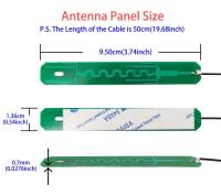 China 8dBi 2.4GHz 5.8GHz Dual Band WiFi Antenna IPX Internal Antenna with 50cm Cable for Mini PCIe Card for sale
