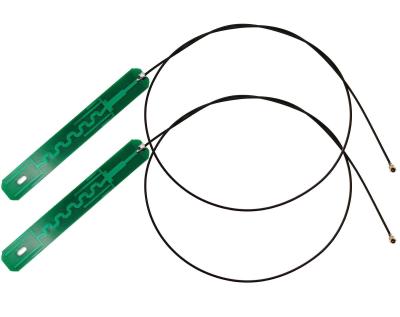 China 8dBi 2.4GHz 5.8GHz Dual Band WiFi Antenna IPX Internal Antenna with 50cm Cable for Mini PCIe Card for sale