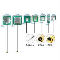 China Hot Sale Custom Ceramic Patch Antenna Gps Gnss Antena 25*25*4m Dual Band Internal 915mhz Ceramic Antenna for sale