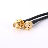 China OEM RG174 Male to Female Extension RF Coaxial Cable 50 Ohm Impedance N Female to RP Antenna Jumper for RFID Antenna for sale