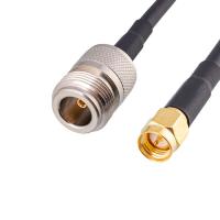 China Lmr 200 50ohm 0-6000MHz Rf Coaxial Cable Sma Male to N Male for Rf Rfid Antenna for sale