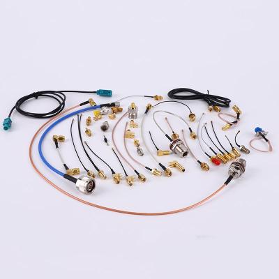 China Customized High Quality LANYI Brand 1.13/Rg174/Rg178/Rg316/Rg58/LMR200/LMR300/LMR400 SMA/TNC/BNC/UFL Connectors Low Loss Cable for sale