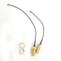 China 1.13 Coaxial Copper RF Jumper with O Ring Waterproof Rp Sma Female to Ipx U.fl Pigtail Cable for sale
