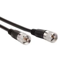 China LANYI  Low Loss 50Ohm RG8X Solid Coaxial Cable UHF PL259 Male Male DC~6GHz Copper Conductor -18dB Return Loss CB Antenna for sale