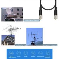 China LANYI  Low Loss 50Ohm RG8X Solid Coaxial Cable UHF PL259 Male Male DC~6GHz Copper Conductor -18dB Return Loss CB Antenna for sale