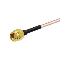 China SMA Female Bulkhead Mount to SMA Male RG316 Antenna Extension Cable Pigtail Jumper Cable Antenna Adapter for sale