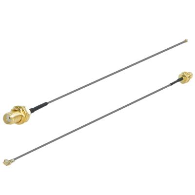 China U.FL to SMA Female Ultra Low-Loss 1.13mm 50 Ohm Coaxial Pigtail Jumper Cable 50MM for 4G LTE 5G for sale