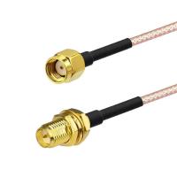 China Coaxial WiFi Antenna Extension Cable RG316 RP-SMA Connectors 30cm 12 Inch for WiFi Router Security IP Camera Wireless Mini PCI for sale