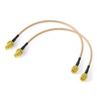 China Coaxial WiFi Antenna Extension Cable RG316 RP-SMA Connectors 30cm 12 Inch for WiFi Router Security IP Camera Wireless Mini PCI for sale