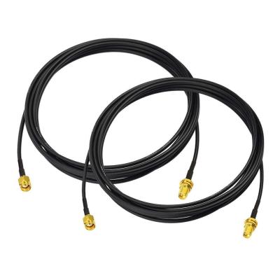 China WiFi Antenna Extension Cable RP-SMA Male RP-SMA Female RG174 50MM 50 Ohm for WiFi Router Security IP Camera Wireless Network for sale
