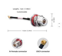 China Coaxial Communication Cables RG6 RG174 RG59 SMB SMA TNC BNC UHF N F CRC9 with RP-SMA Connector 50ohm 213 214 58 for sale