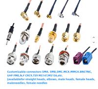 China Coaxial Communication Cables RG6 RG174 RG59 SMB SMA TNC BNC UHF N F CRC9 with RP-SMA Connector 50ohm 213 214 58 for sale
