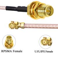 China LANYI  CC001 RP-SMA to IPX MHF UFL/U.FL IPX-1 Female RG178 Coaxial Cable for Mini PCI WiFi Antenna with -18dB Return Loss for sale