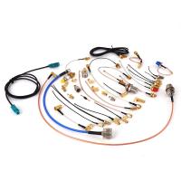 China 1.37 Connection Adapter for Coaxial Mmcx Male Elbow RF Test Feeder with Silver-Plated Signal Line RG178 Communication Cables for sale