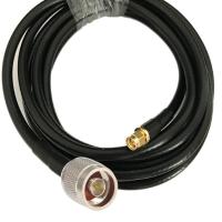 China 50Ohm SMA Male to N Male RG58 Coaxial RF Jumper Cable 30cm Long for sale