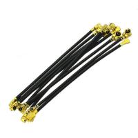 China LANYI U.FL IPX MHF4 Coaxial Cable RF1.13 RG0.81 RF SMD Female to Male Jumper Cable Copper Conductor 85% Velocity CC019 for sale