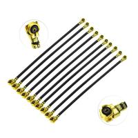 China LANYI U.FL IPX MHF4 Coaxial Cable RF1.13 RG0.81 RF SMD Female to Male Jumper Cable Copper Conductor 85% Velocity CC019 for sale