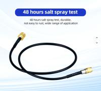 China High Quality RG58 CCU Solid Conductor Coaxial Cable N Female SMA Male 50ohm Low Loss 10m Antenna Signal Communication for sale