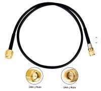 China High Quality RG58 CCU Solid Conductor Coaxial Cable N Female SMA Male 50ohm Low Loss 10m Antenna Signal Communication for sale