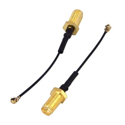 China Factory Custom RF1.13 for Female MHF4 UFL U.FL Waterproof Coaxial Cable Pigtails 6GHz 50W Vertical Communication Extension for sale