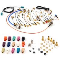 China Factory Wholesale LANYI BNC to BNC Male Plug RG316 RG-316 Coaxial Cable Assembly RF 50ohm Copper Stranded Pigtail Communication for sale