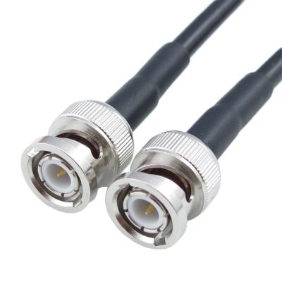 China Factory Wholesale LANYI BNC to BNC Male Plug RG316 RG-316 Coaxial Cable Assembly RF 50ohm Copper Stranded Pigtail Communication for sale
