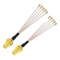 China ZTE Router Full Automatic Cable Crumping Machine UFL1 5 Ways RF Cable for sale