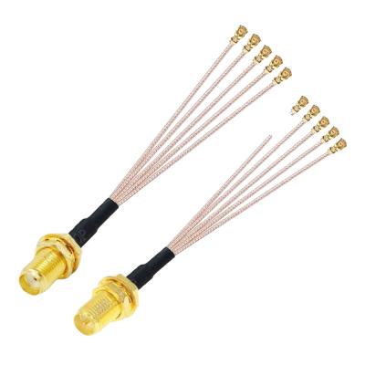 China ZTE Router Full Automatic Cable Crumping Machine UFL1 5 Ways RF Cable for sale