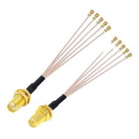 China ZTE Router Full Automatic Cable Crumping Machine UFL1 5 Ways RF Cable for sale