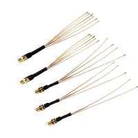 China 8 Ways 20cm RG178 UFL for Female Connector Pigtail Extension RF Coaxial Cable Assembly 0-6GHz Communication STC Router 5G for sale