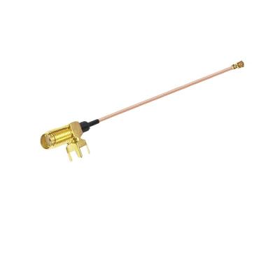 China RG178 Vertical RF Coaxial Cable for Male/Female to MHF-1 Female Jack Connector Pigtail Extension Cable for sale