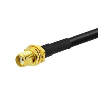 China RG58 Coaxial Cable for Male Female Right Angle Pigtail RF Cable Assembly Vertical Polarization 50W 6GHz 3.5dBi Antenna for sale