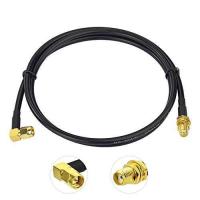 China RG58 Coaxial Cable for Male Female Right Angle Pigtail RF Cable Assembly Vertical Polarization 50W 6GHz 3.5dBi Antenna for sale